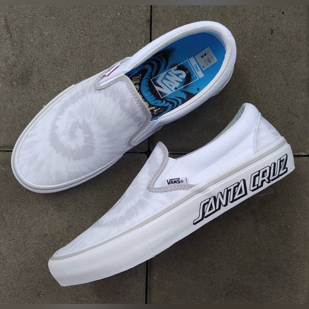 Vans X Santa Cruz Pro Tie-Dye Slip-On's Unisex - Gem